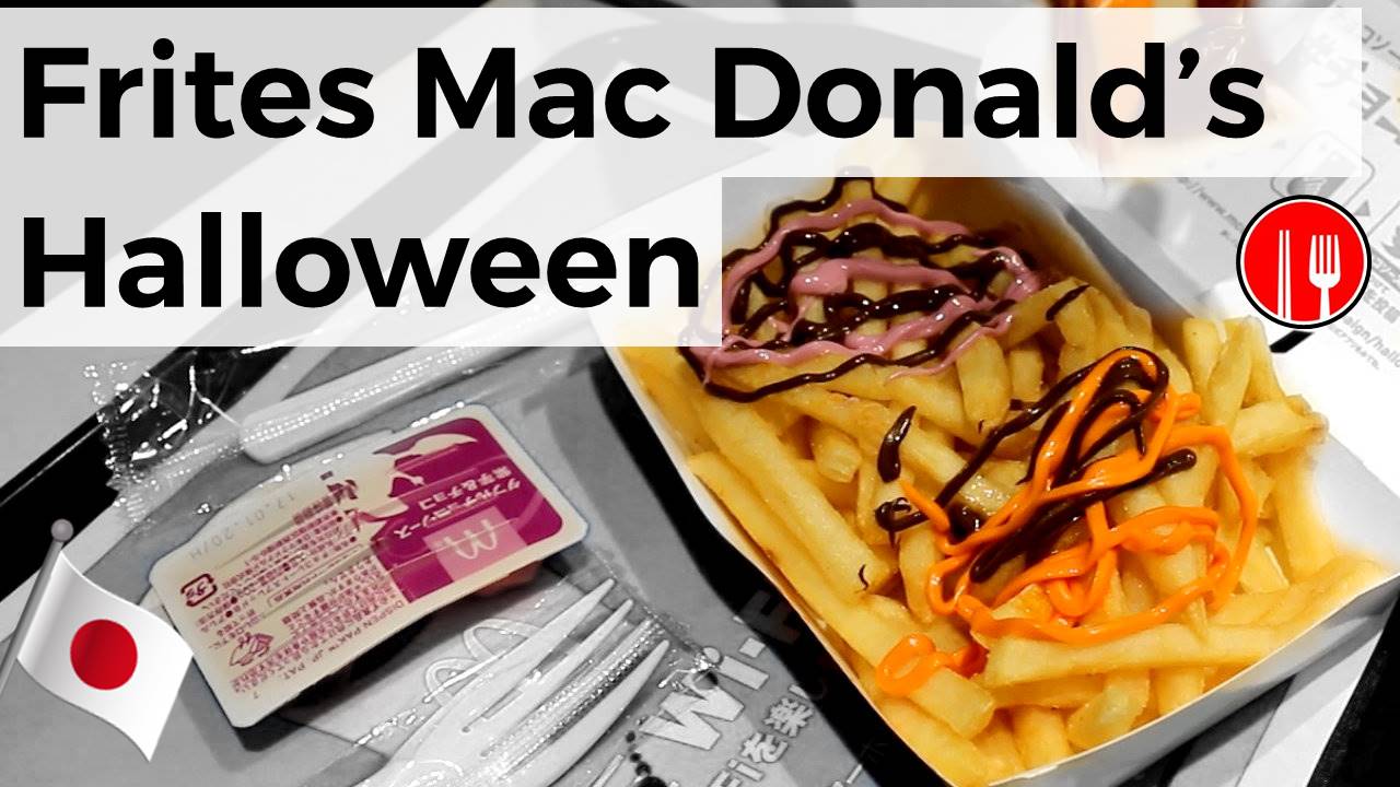 Mc Donald's Halloween French Fries Choco-Pumpkin & Choco-Sweet Potato ...