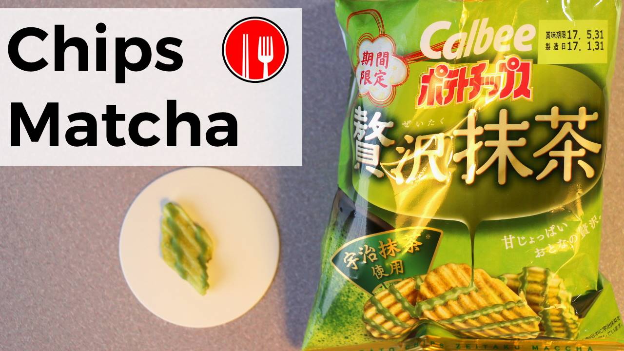 Potato Chips Zeitaku Matcha Calbee カルビーの贅沢抹茶ポテト - Fait Au Japon